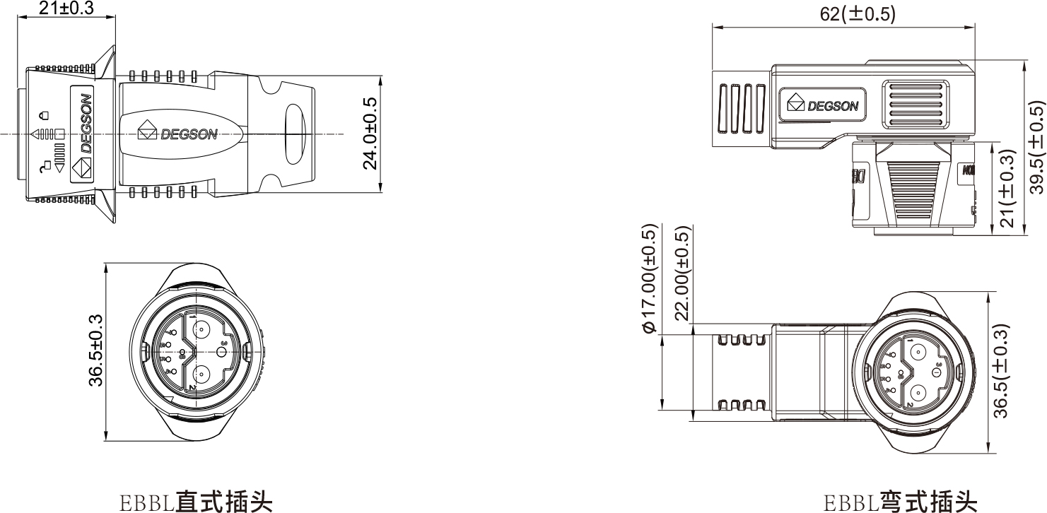 EBBL circular power plug - SHS Technology - Global Surgical Robot